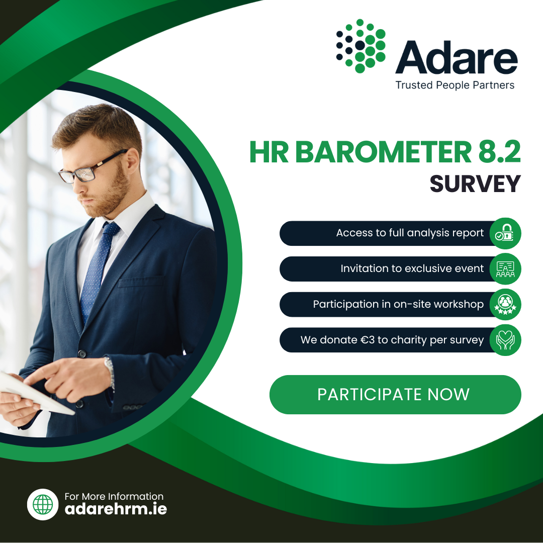 HR Barometer 8.2 Survey is now LIVE Adare HR Barometer Survey