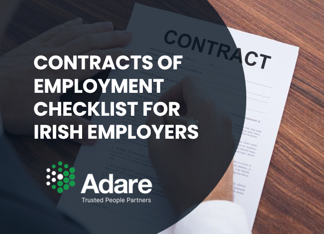 Contracts of Employment Checklist for Irish Employers | Adare